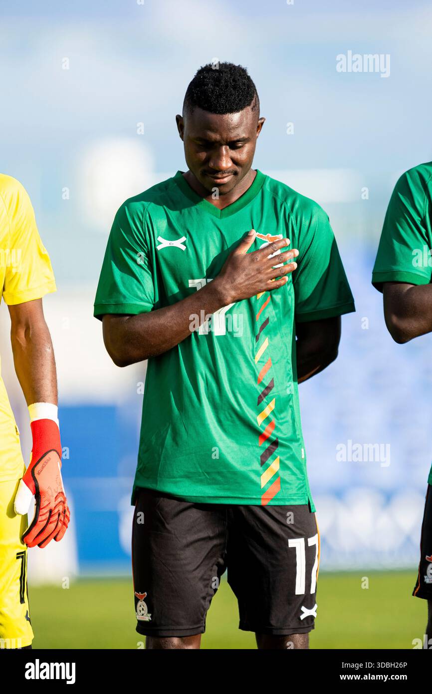 Kings Kangwa, player for the Zambian national team, during the match ...