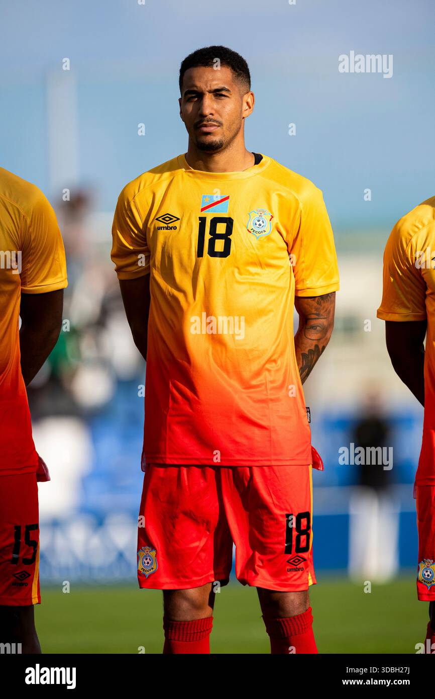 CHARLES PICKEL, forward player for the DR Congo national team, during ...