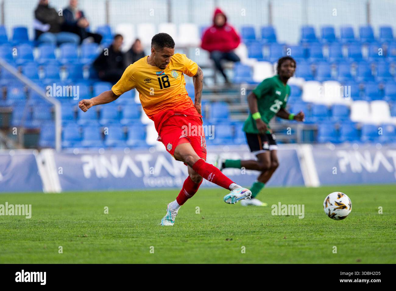 CHARLES PICKEL, forward player for the DR Congo national team, during ...