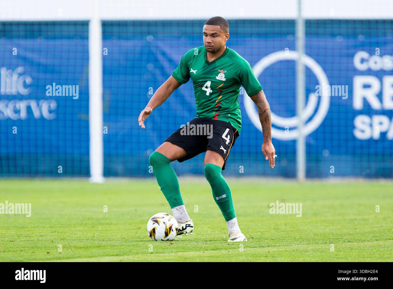 FRANKIE MUSONDA, player for the Zambian national team, during the match ...