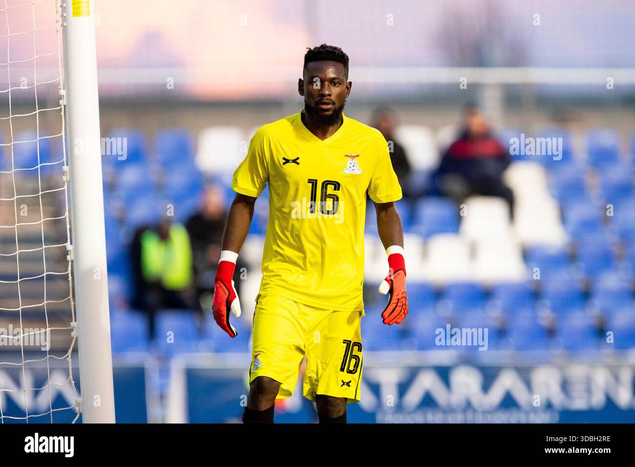 LAWRENCE MULENGA, goalkeeper for the Zambian national team, during the ...