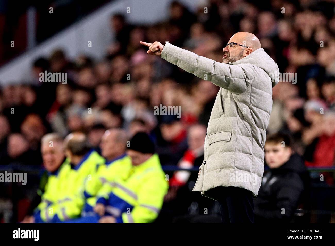 EINDHOVEN - PSV Eindhoven coach Peter Bosz during the KNVB Cup match ...