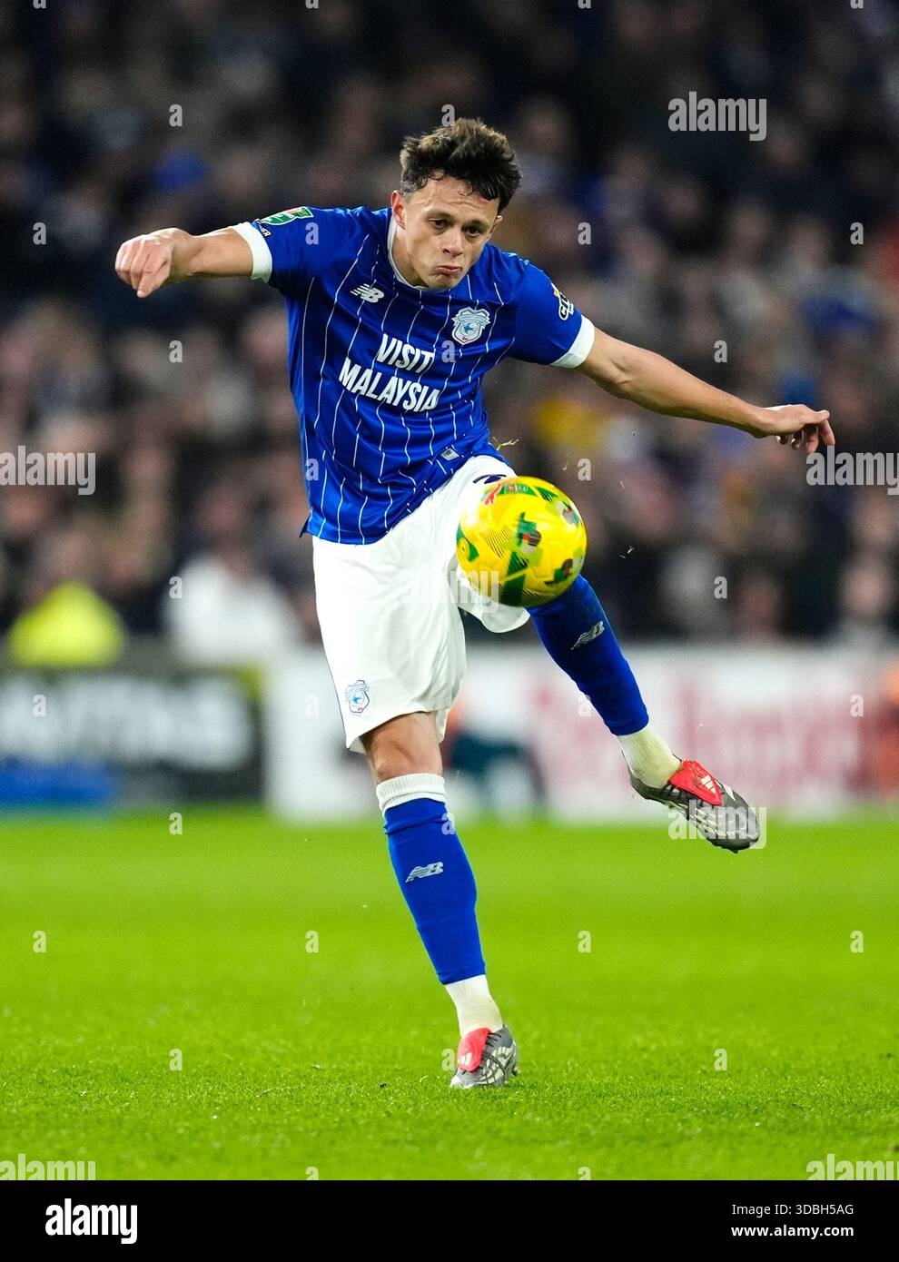 Cardiff City's Perry Ng in action during the Carabao Cup quarter final ...