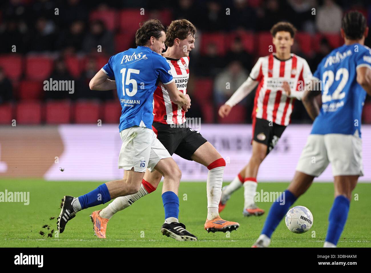 EINDHOVEN - (L-R) Danny de Leeuw of GVVV, Paul Wanner of PSV Eindhoven ...