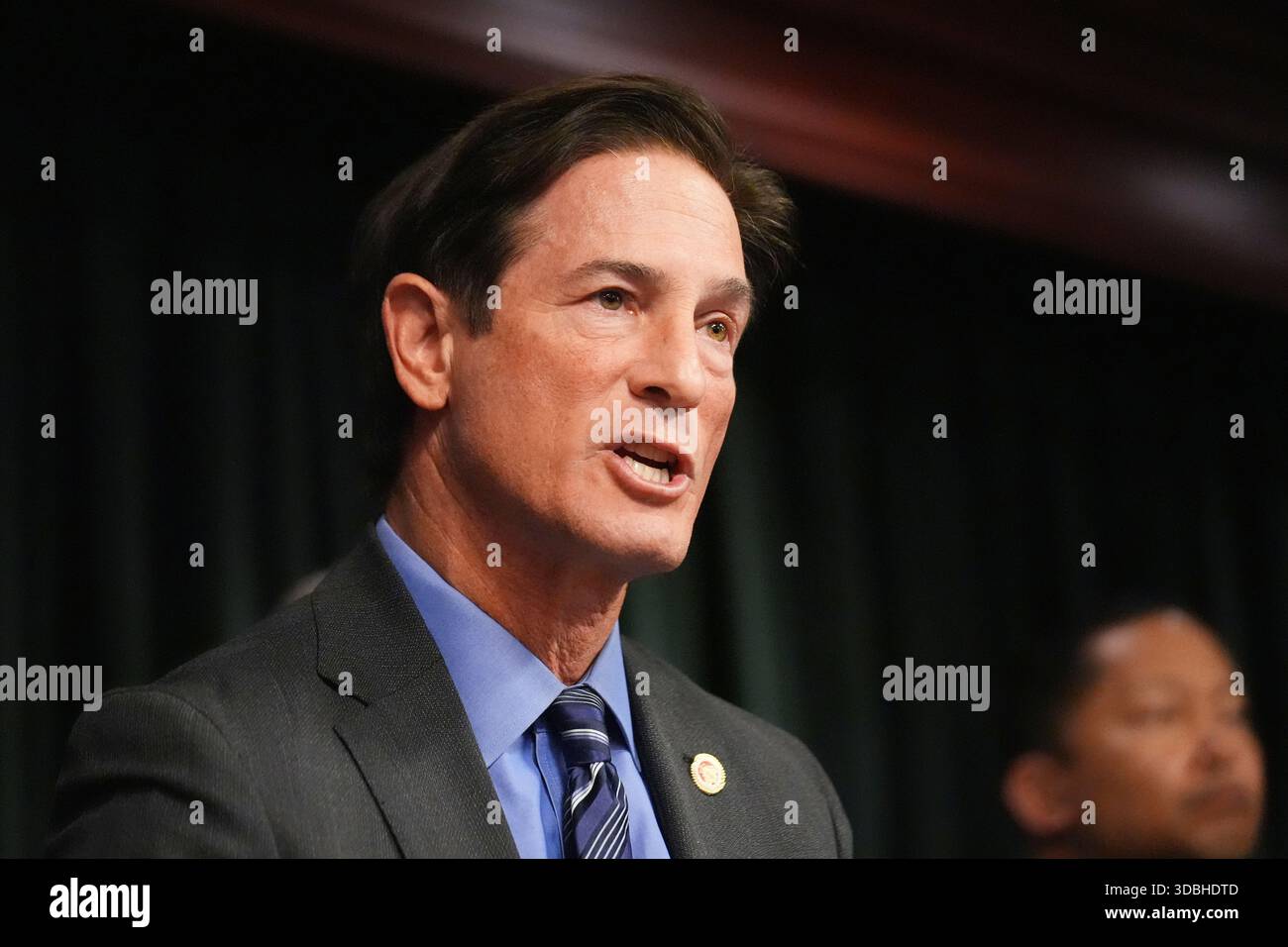 Los Angeles District Attorney Nathan Hochman announces developments about the murder case of Rob ...