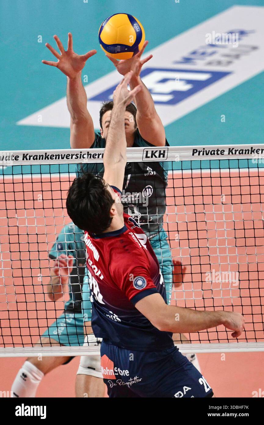 12/16/2025, LKH Arena, Lueneburg, GER; 1. VBL, DVV Cup, SVG Lueneburg ...
