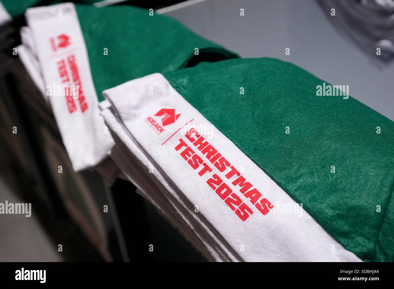 Green Santa hats on display on day one of the third NRMA Insurance ...