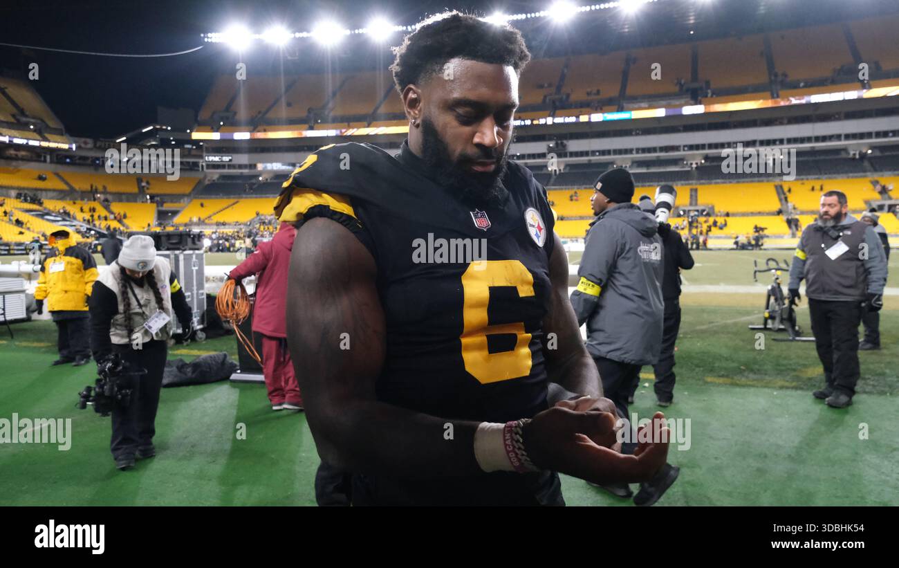 Dec 15, 2025: Patrick Queen #6 during the Pittsburgh Steelers vs Miami ...