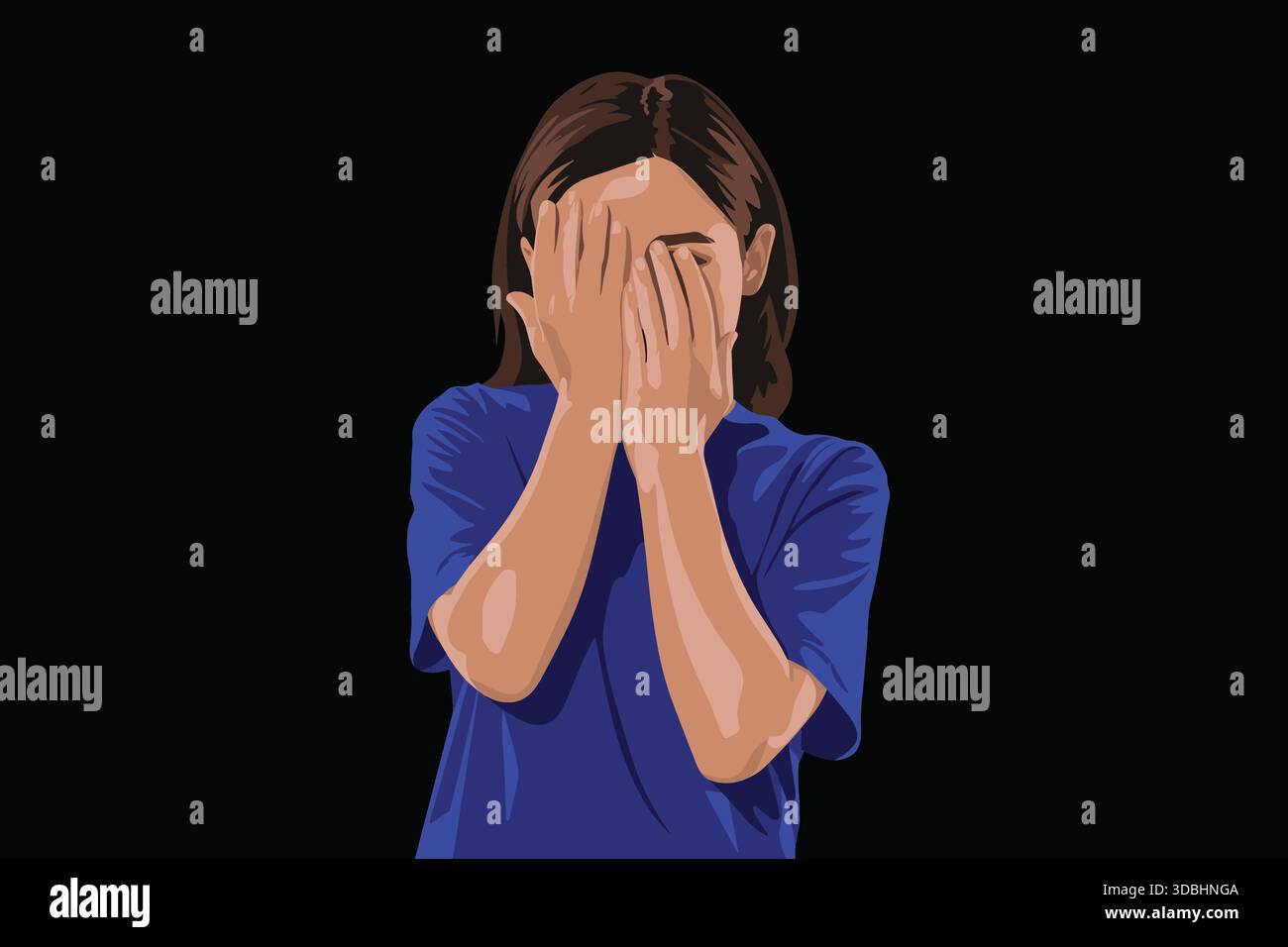 Stress relief concept Stock Vector Images - Alamy