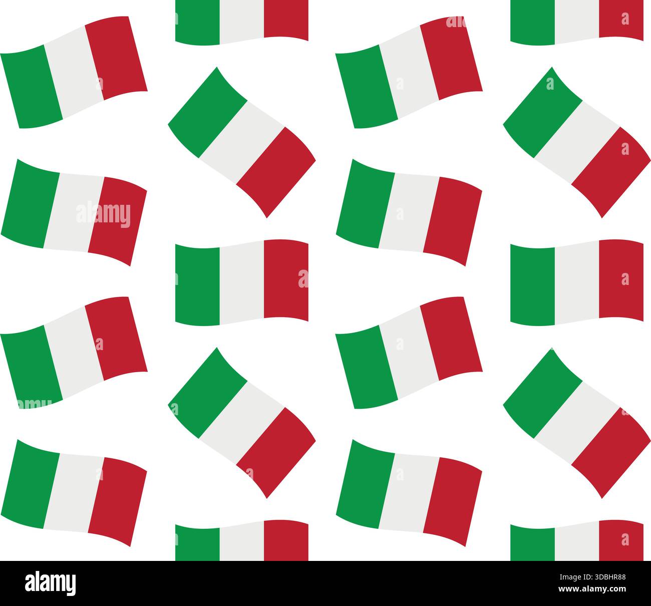 Italian tricolore flag on Stock Vector Images - Alamy