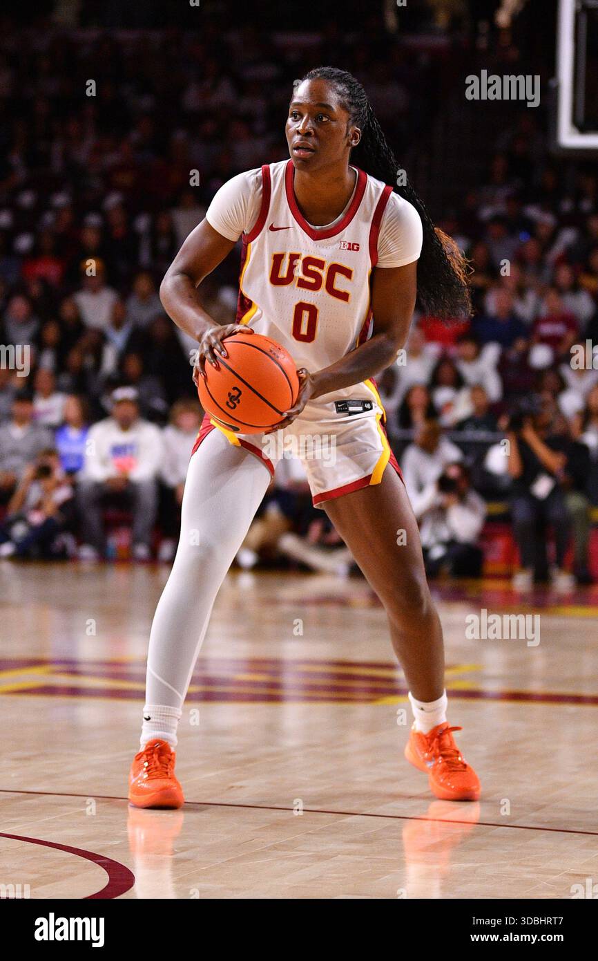 LOS ANGELES, CA - DECEMBER 13: USC Trojans forward Vivian Iwuchukwu (0 ...