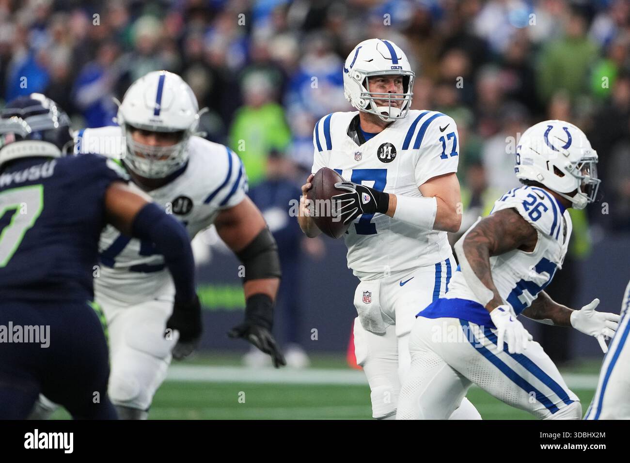 Indianapolis Colts quarterback Philip Rivers (17) in action against the ...