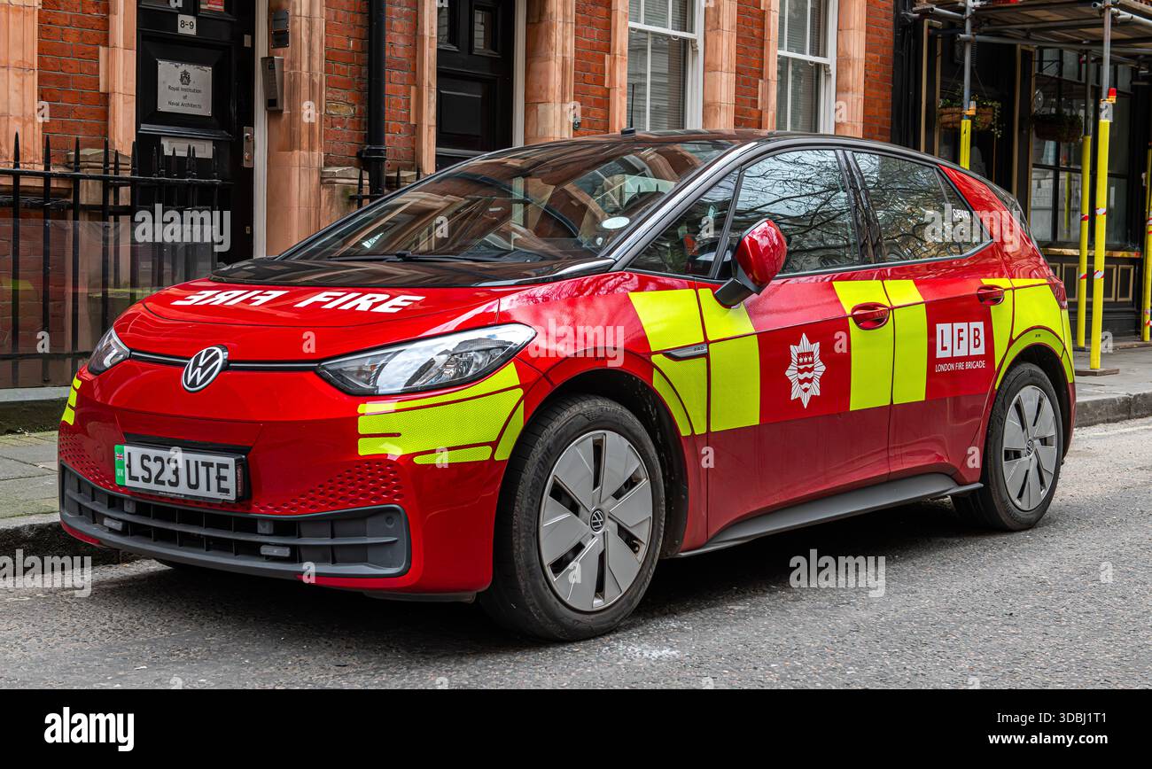 City fire brigade car hi-res stock photography and images - Alamy