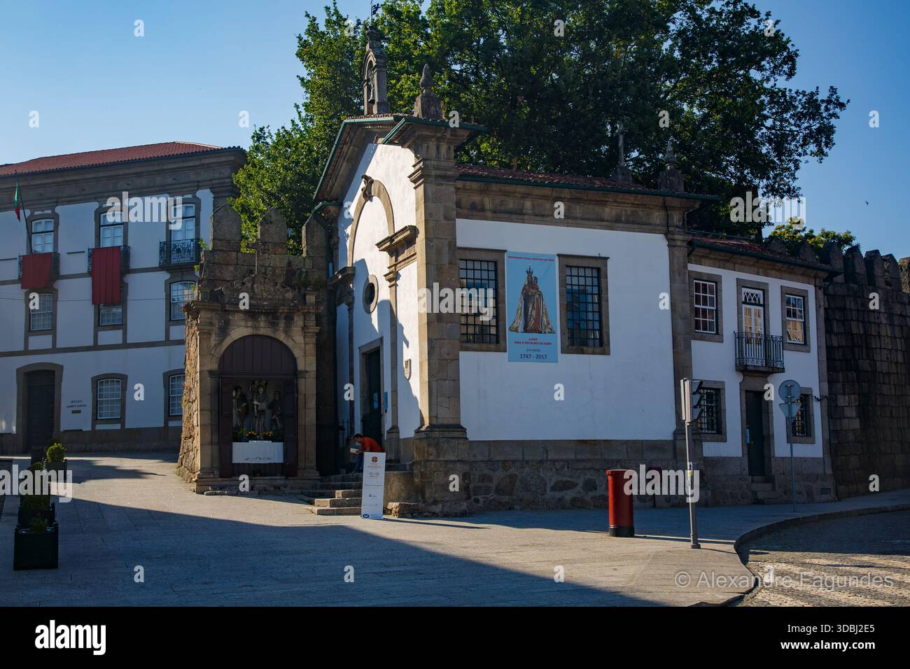 The Nossa Senhora da Guia chapel Senhor da Agonia typical historical ...