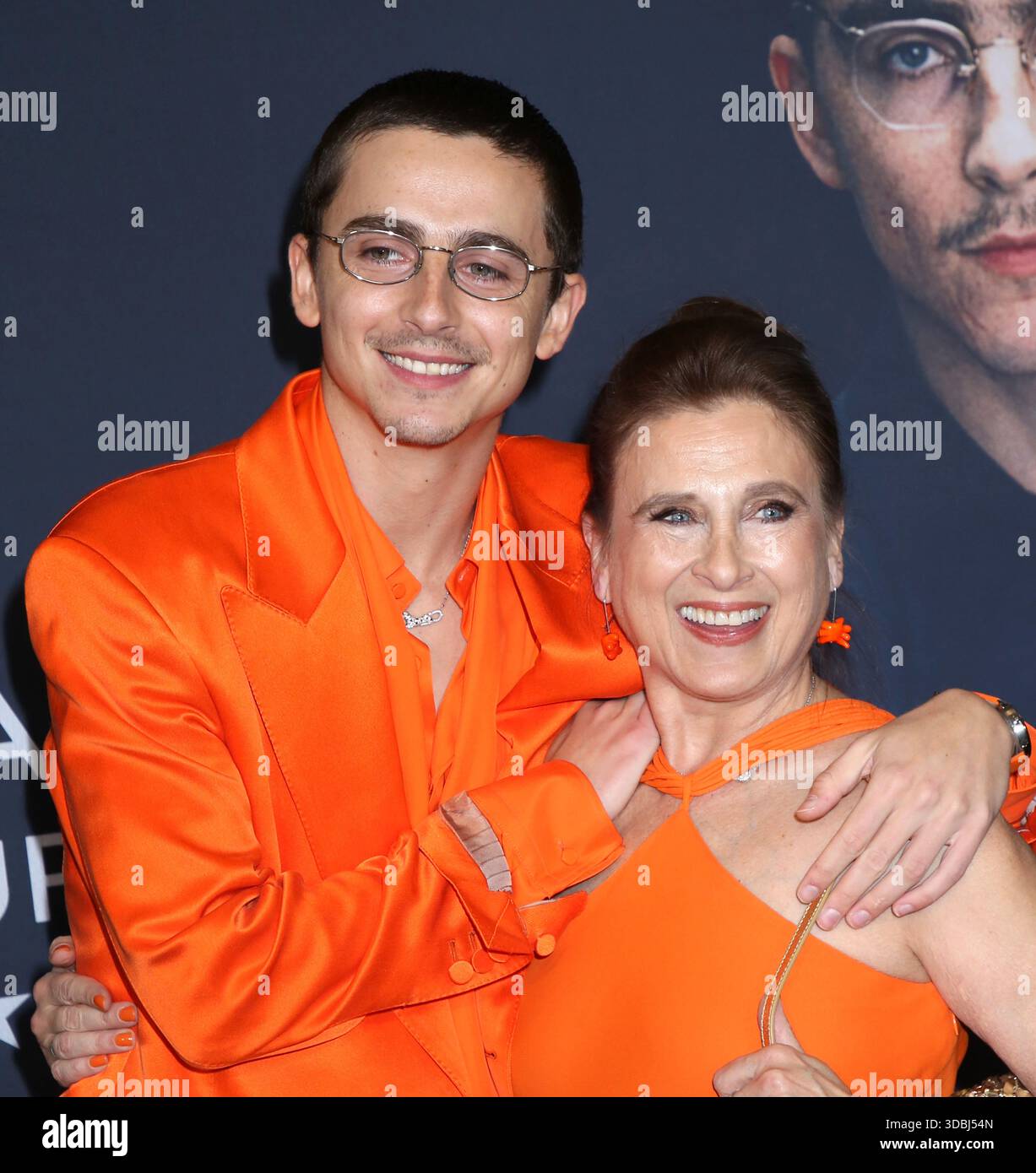 Timothee Chalamet and Nicole Flender attending the 'Marty Supreme' New ...