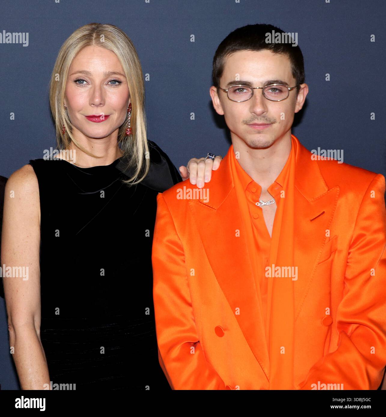 Gwyneth Paltrow and Timothee Chalamet attending the 'Marty Supreme' New ...