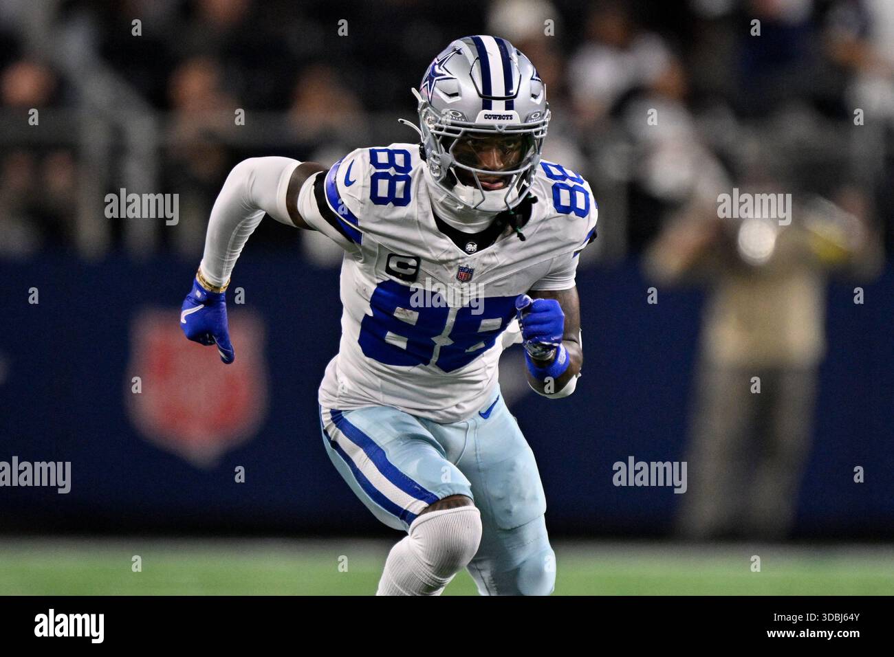 Dallas Cowboys wide receiver Ceedee Lamb (88) runs a route during an ...