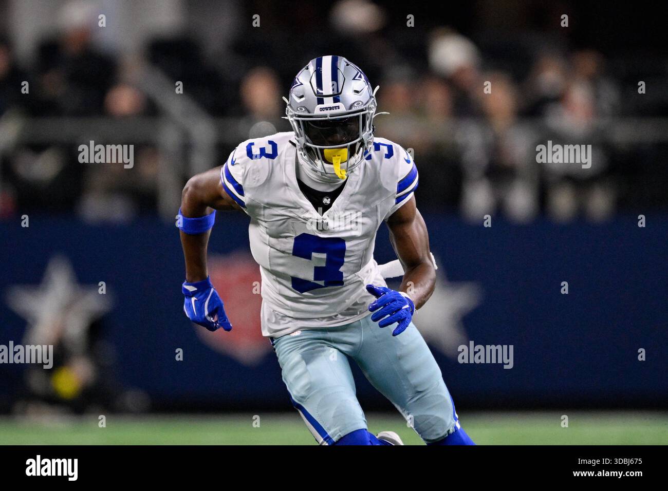 Dallas Cowboys wide receiver George Pickens (3) runs a route during an ...