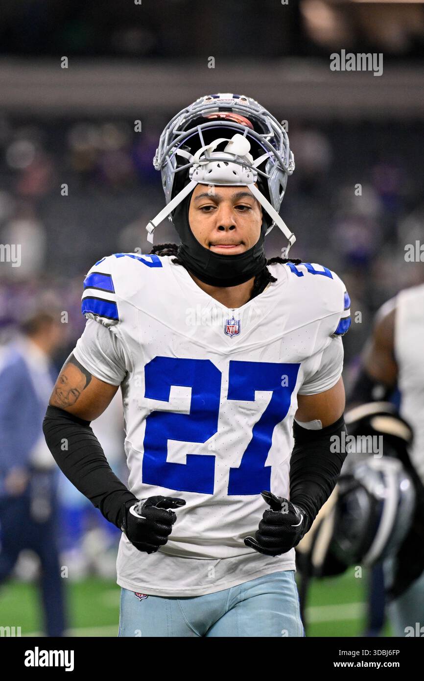 Dallas Cowboys cornerback Reddy Steward (27) walks off the field after ...