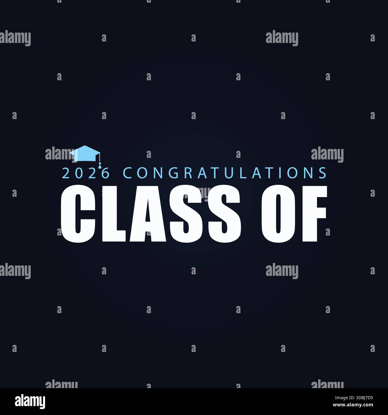 Congratulations class 2026 graduation hi-res stock photography and ...