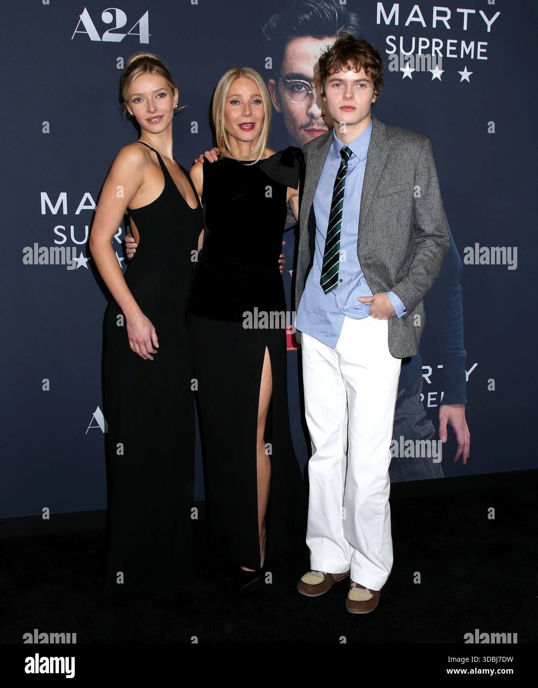 Apple Martin, Gwyneth Paltrow and Moses Martin attending the 'Marty ...