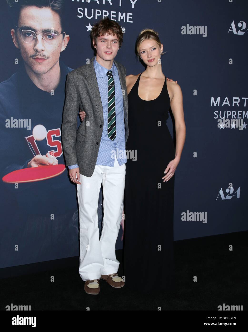 Moses Martin and Apple Martin attending the 'Marty Supreme' New York ...
