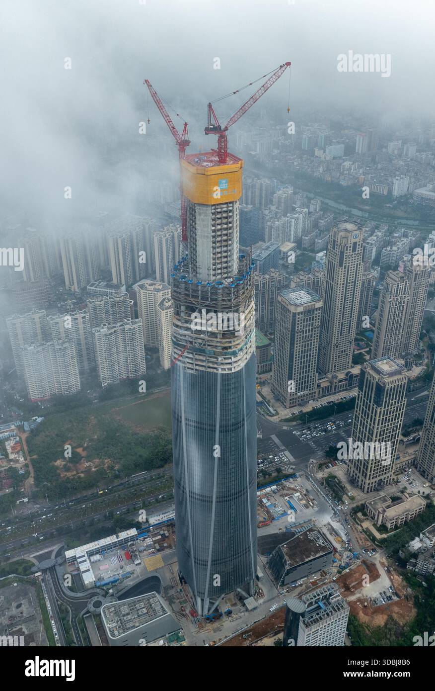 **CHINESE MAINLAND, HONG KONG, MACAU AND TAIWAN OUT** Aerial photo ...
