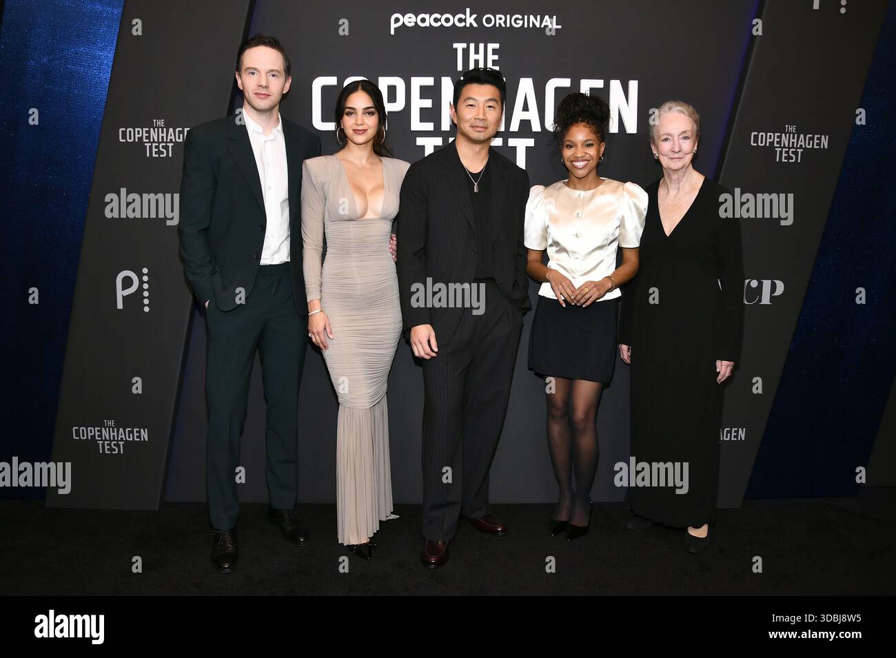 (L-R) Mark O'Brien; Melissa Barrera; Simu Liu, Sinclair Daniel and ...