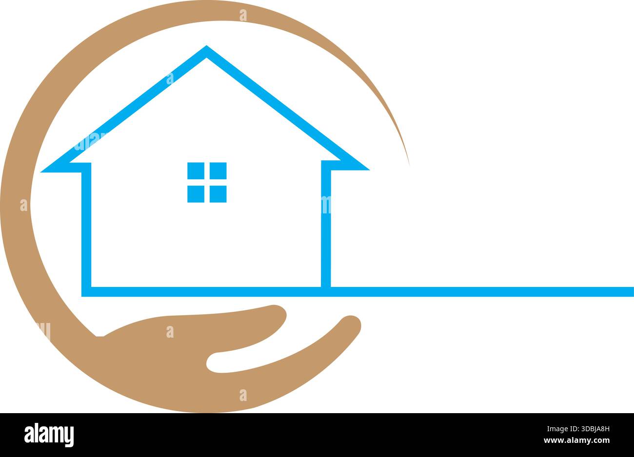 Real estate insurance line Stock Vector Images - Alamy