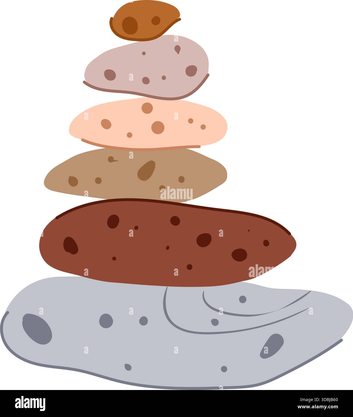 Peace harmony stacked zen Stock Vector Images - Alamy