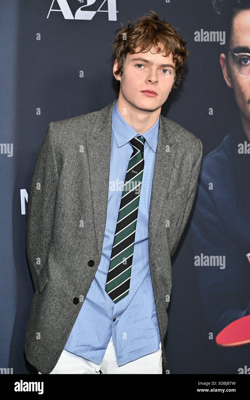 Moses Martin attends the premiere of "Marty Supreme" at Regal Times Square on Tuesday, Dec. 16 ...