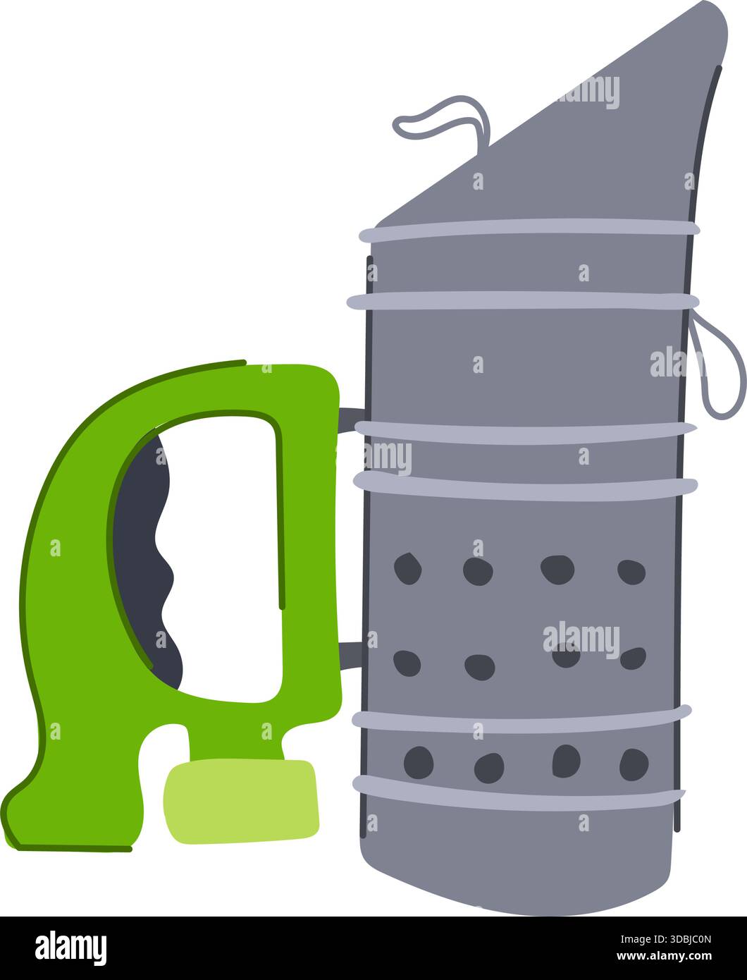 Beekeeper s smoker device for controlling bees illustration Stock ...