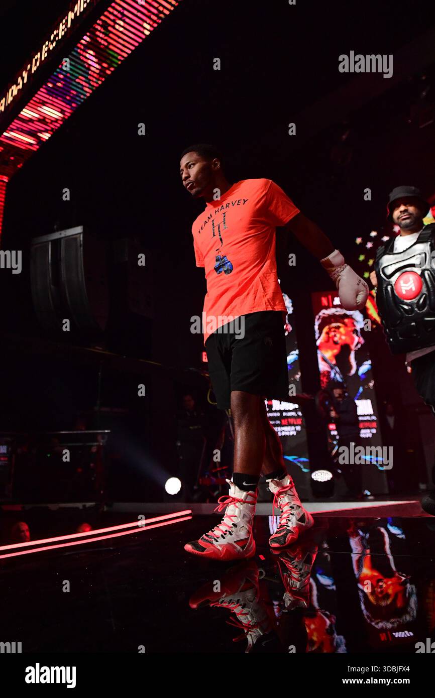 Jahmal Harvey during an open workout at the LIV Night Club, Miami Beach ...