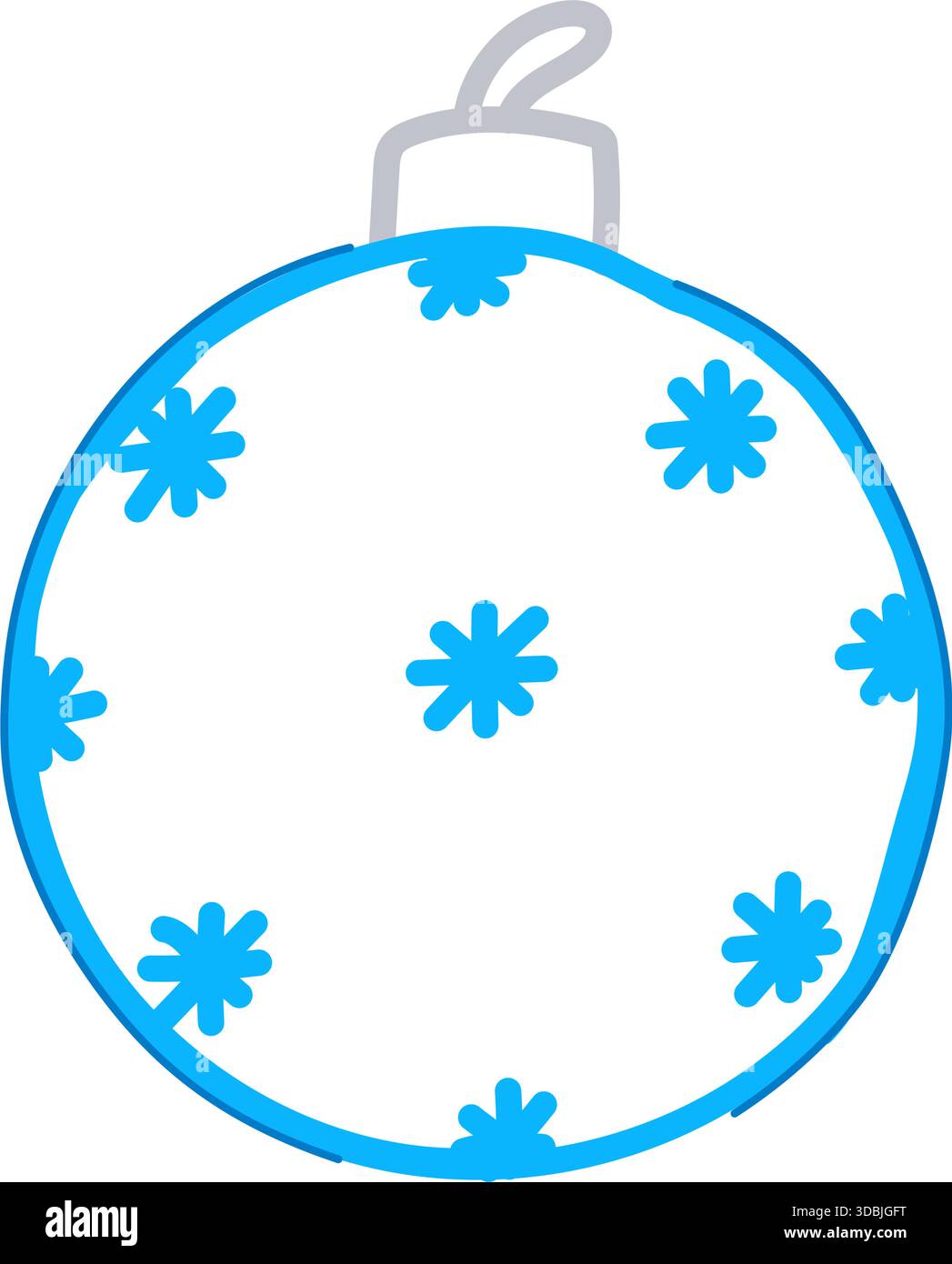 Doodle pattern christmas glass Cut Out Stock Images & Pictures - Alamy