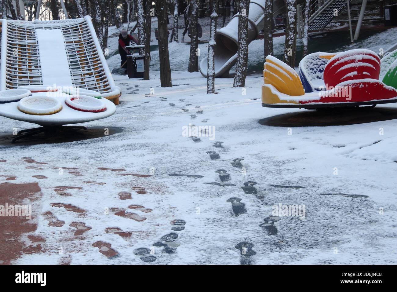 Snow scenery in Weihai City, east China's Shandong Province, 14 ...