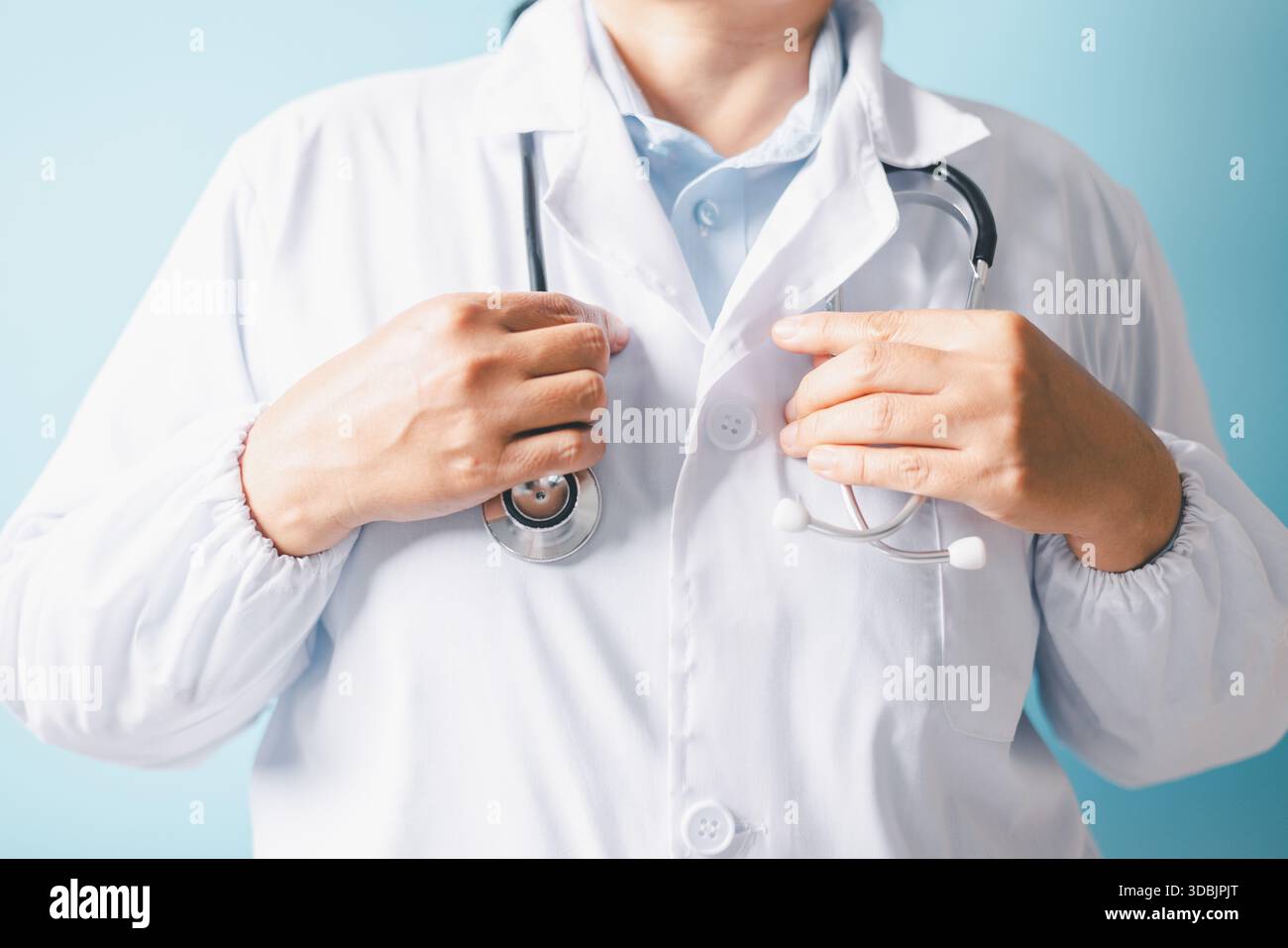 Professional doctor, equipped with a stethoscope, provided exceptional ...