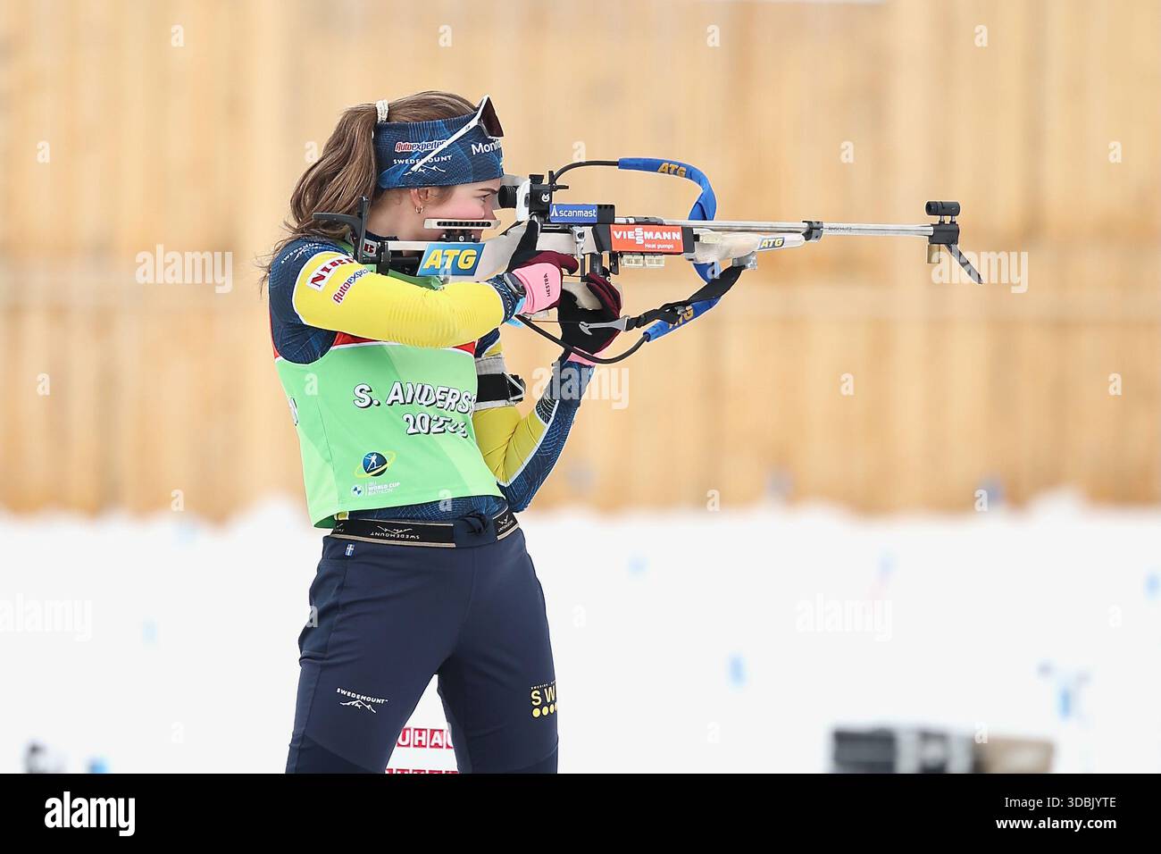 Sara Andersson (Sweden), Peview during the BMW IBU World Cup, Annecy ...
