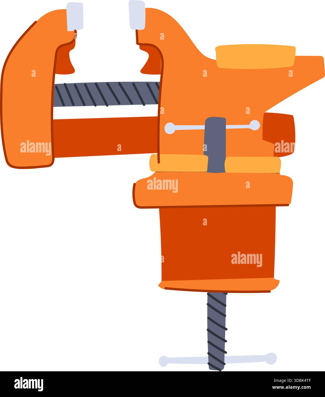 Clamping mechanism Stock Vector Images - Alamy