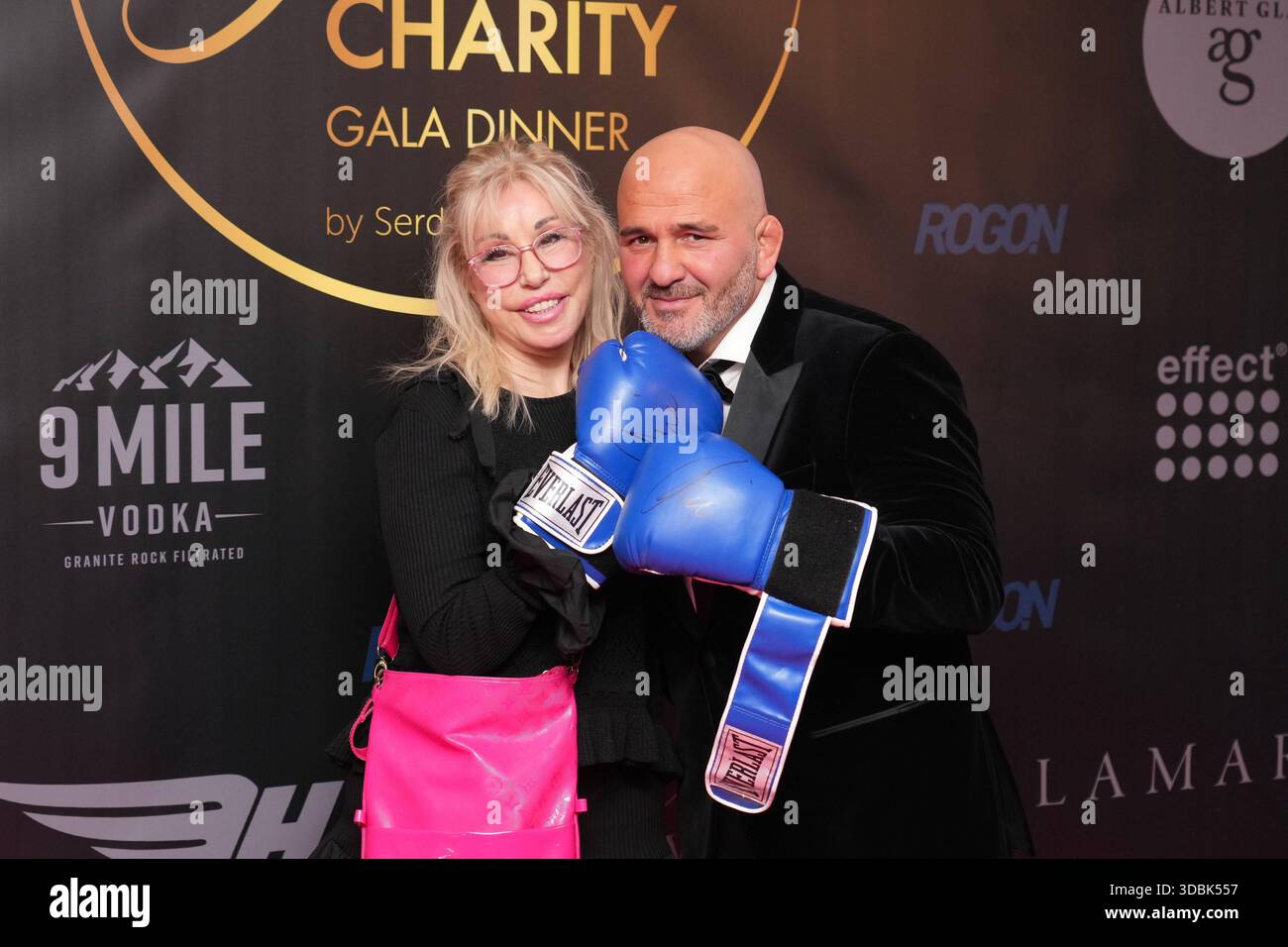 All Together Charity Gala. Serdar Topcu und Maria Dörk Weller beim der ...
