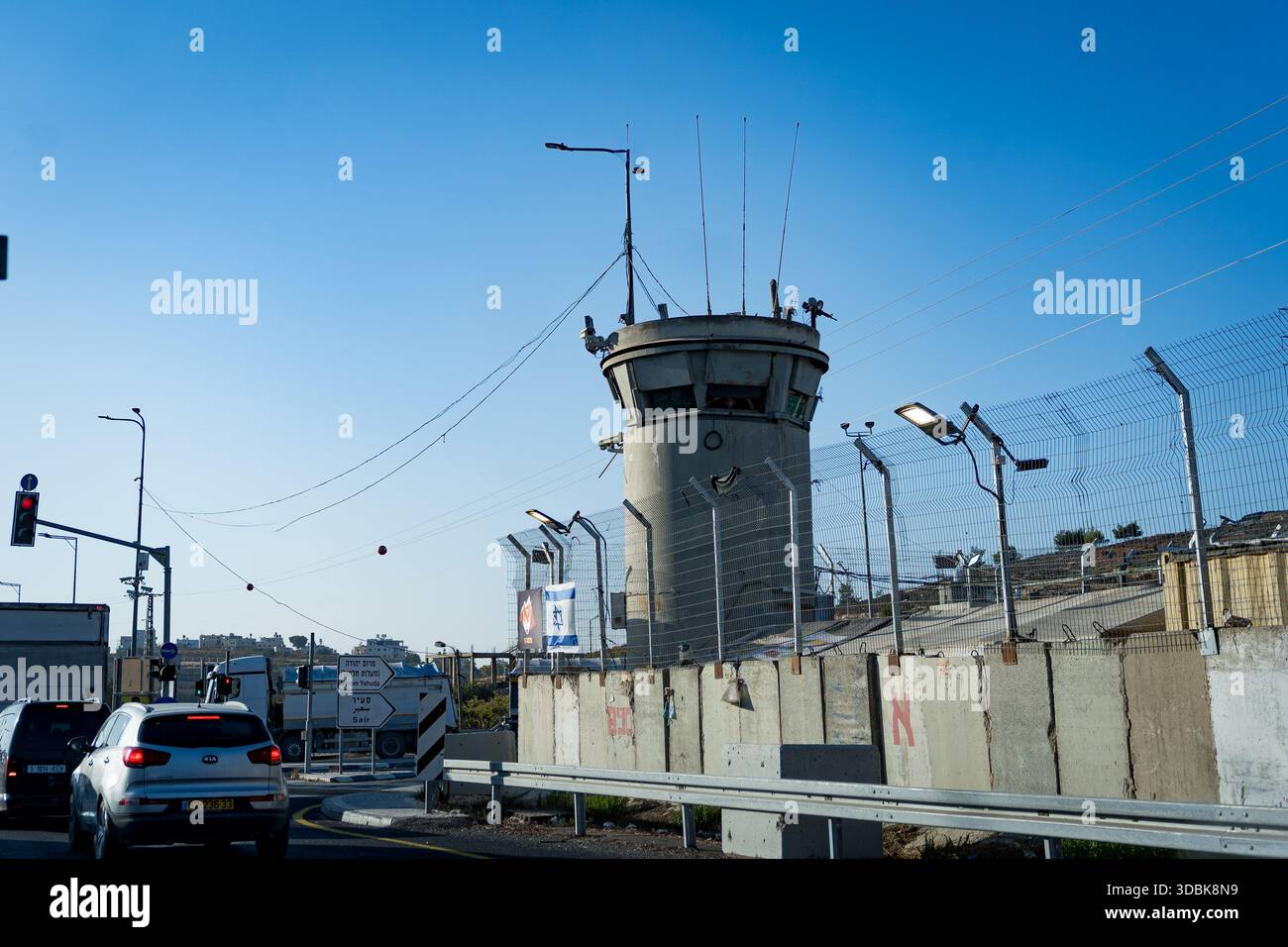 Ramallah, Palestine - 28th october 2025: an israeli military control ...