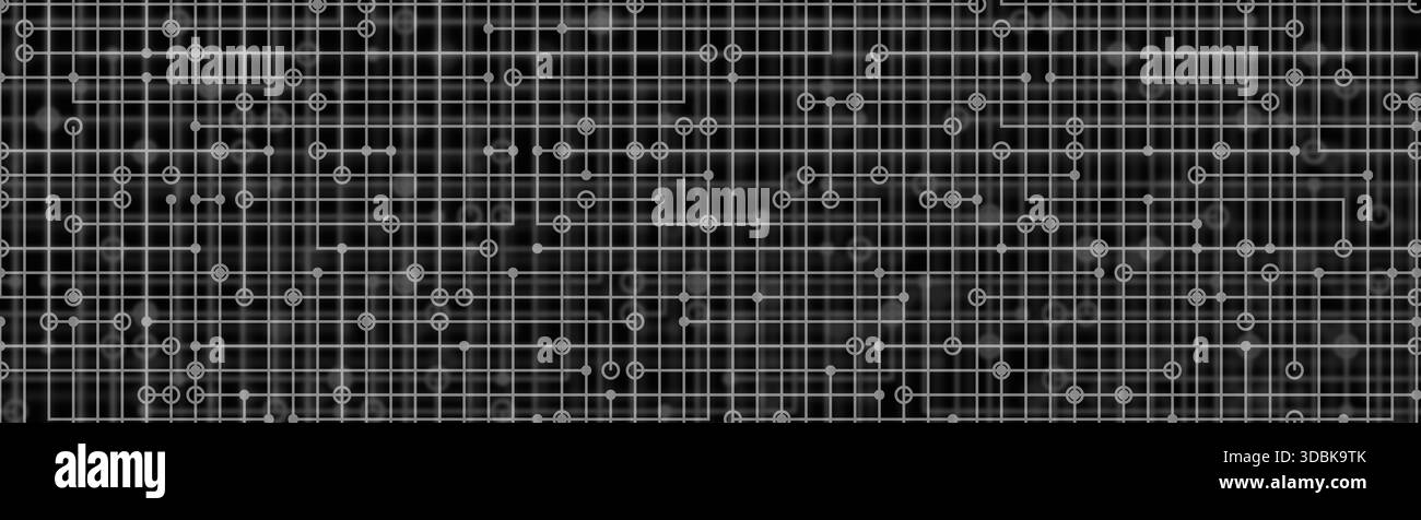 Tech lines on dark Black and White Stock Photos & Images - Alamy