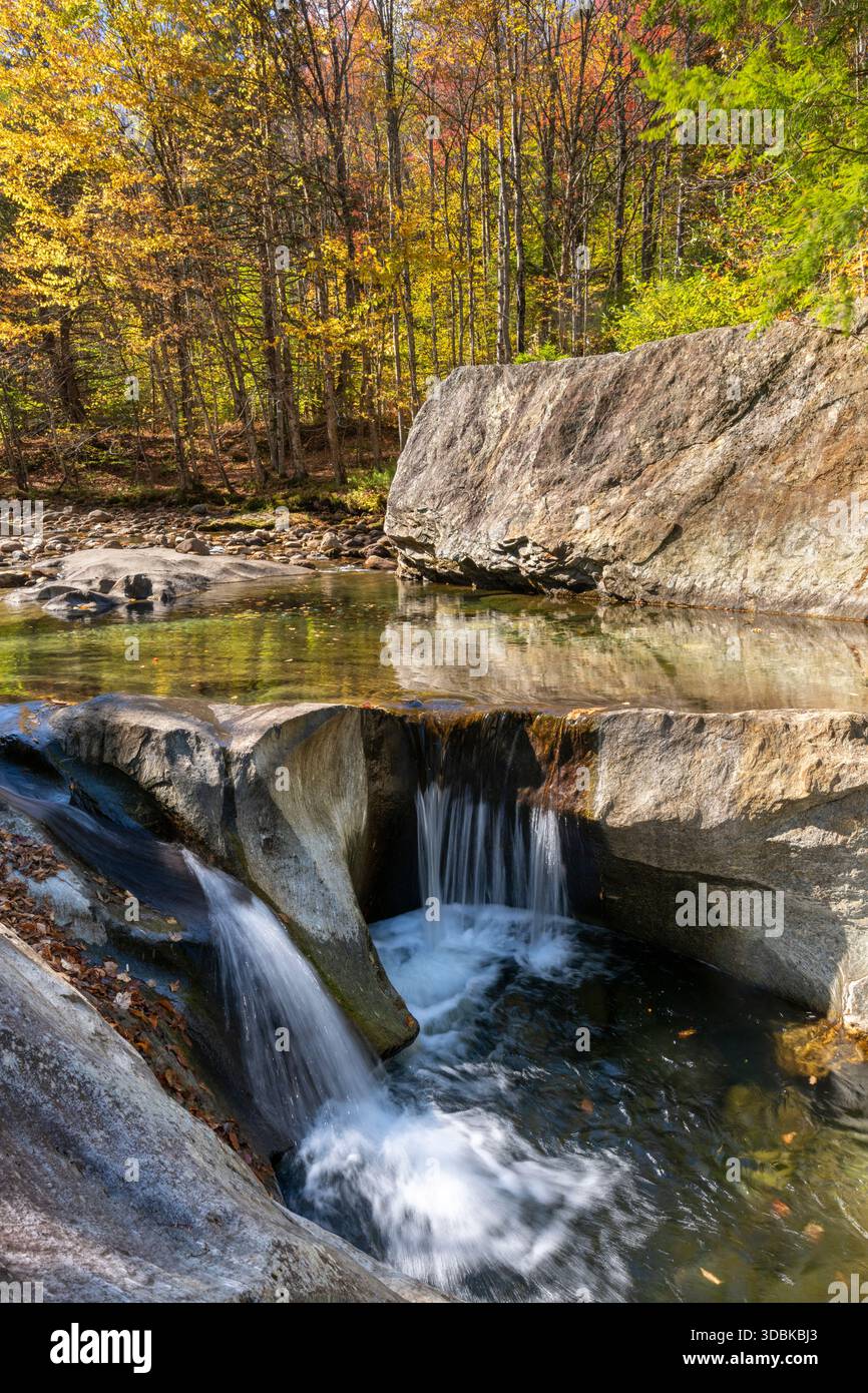 Warren Falls, Mad River, Vermont Stock Photo - Alamy