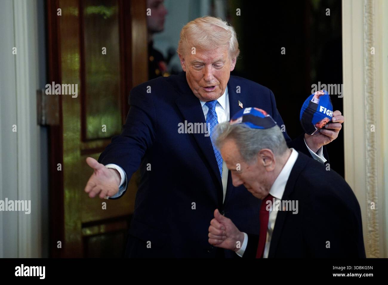 United States President Donald J Trump welcomes Holocaust survivor ...