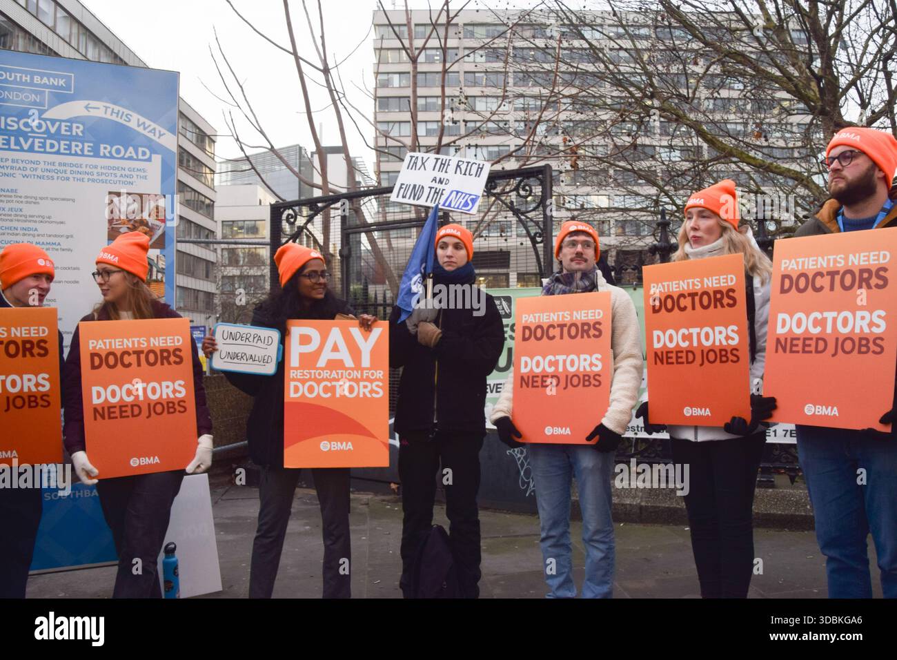 London, UK. 17th December 2025. Resident doctors, previously known as ...