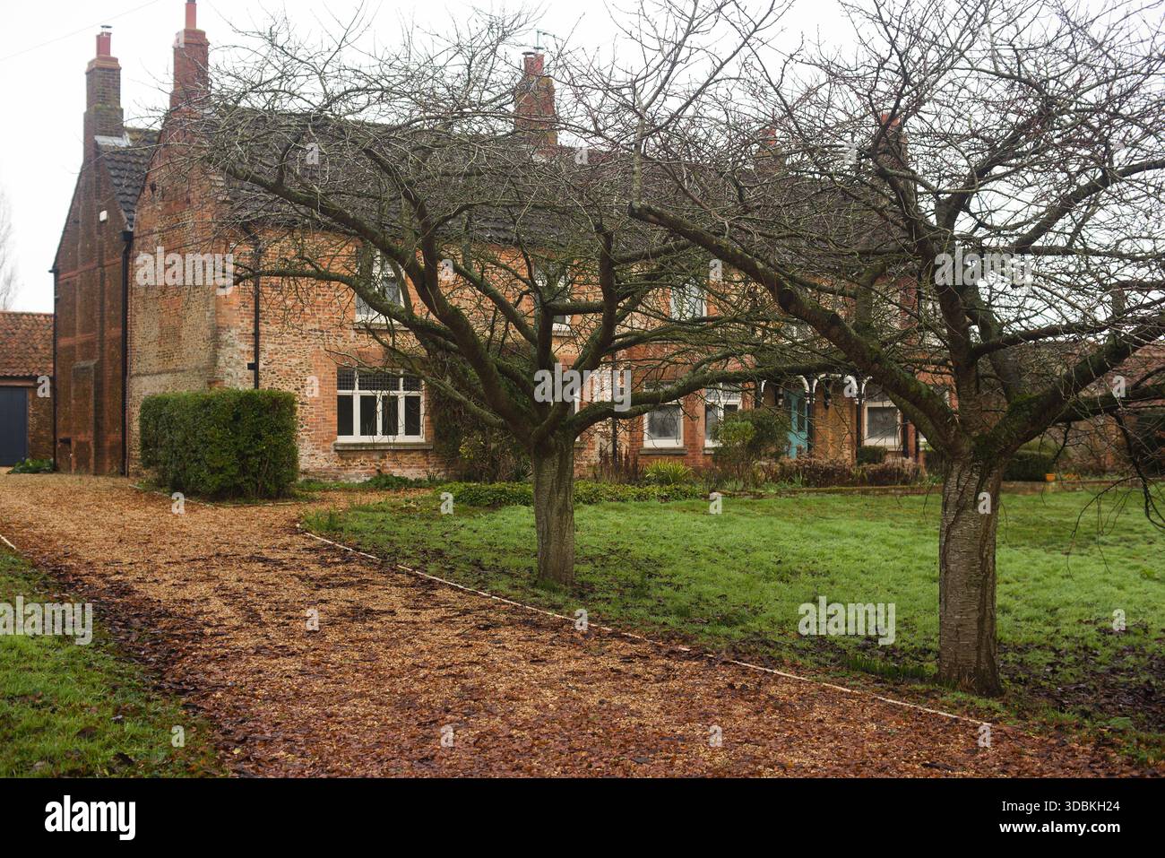 Wolferton,Norfolk,UK,17th December 2025. Marsh Farm, reputed to be the ...