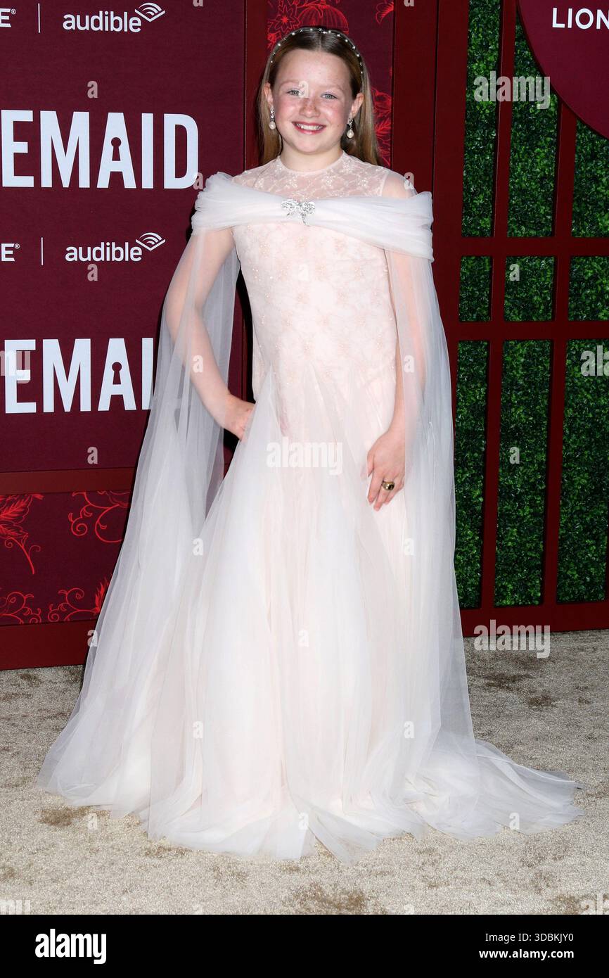 LOS ANGELES - DEC 15: Indiana Elle at The Housemaid Premiere at the TCL ...