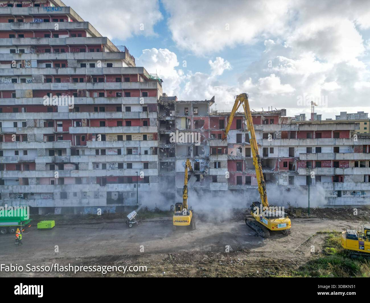 On December 17, 2025, in the northern part of the Scampia neighborhood ...