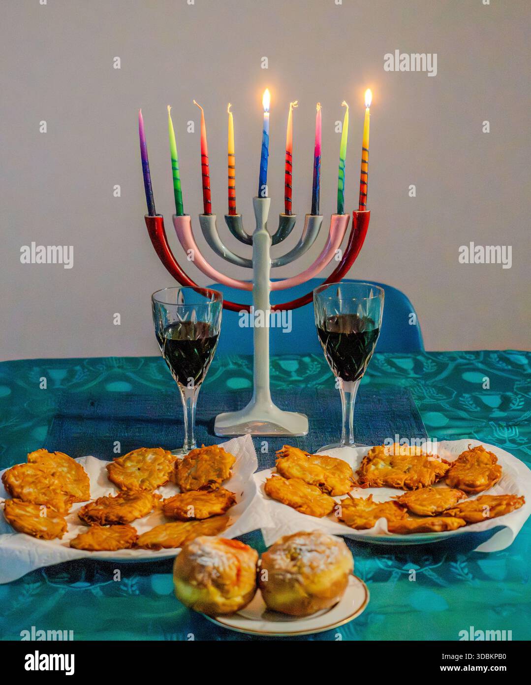Miami, Florida - December 14, 2025: First Day of Hanukkah. Remember the ...