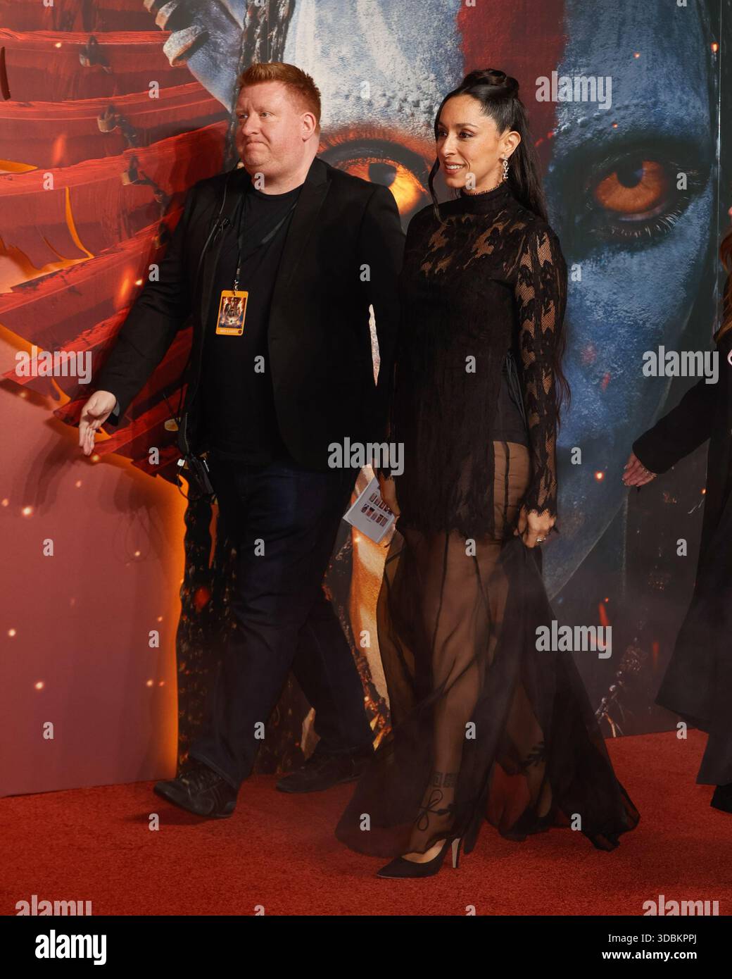Oona Chaplin attends the UK Premiere of 'Avatar: Fire and Ash' held at ...