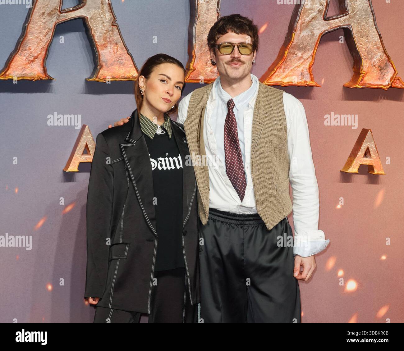 Camden Cox, and Freddie Long attend the UK Premiere of 'Avatar: Fire ...